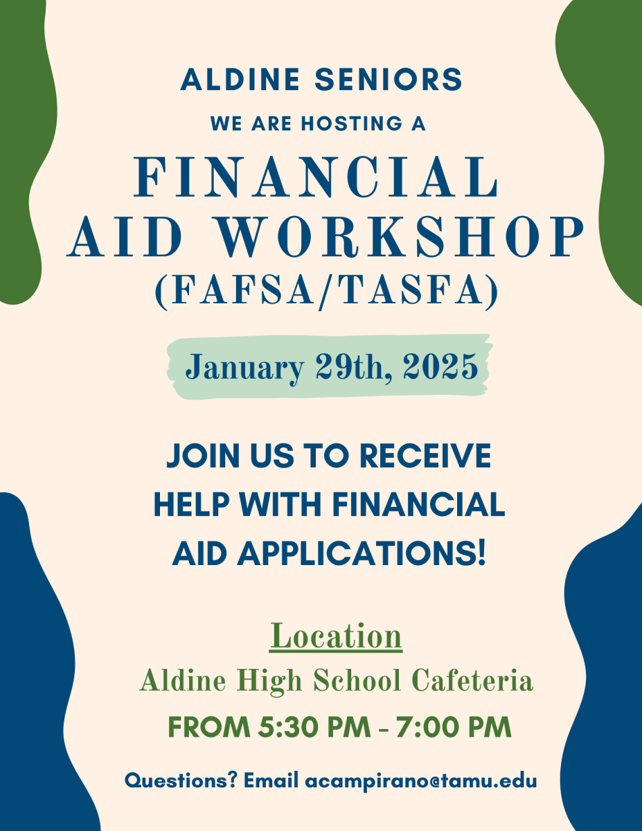 Aldine Seniors: Financial Workshop – Aldine High School